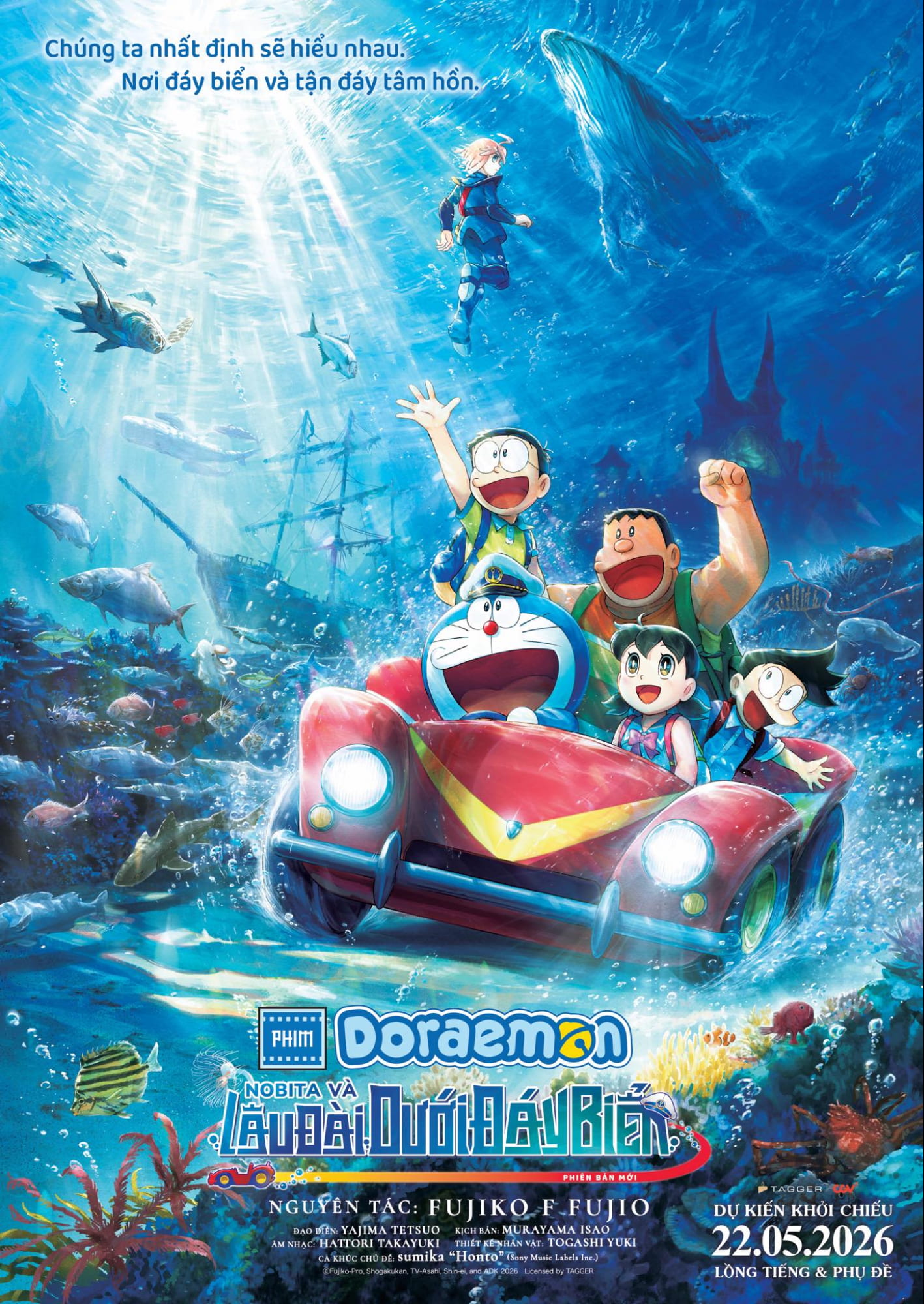 "Doraemon: Nobita và lâu đài dưới đáy biển" đổ bộ rạp dịp Hè 2026 | ELLE